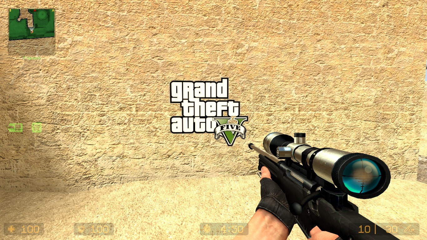 Grand theft Auto V Spray for Counter-Strike: Source | CS:S Sprays