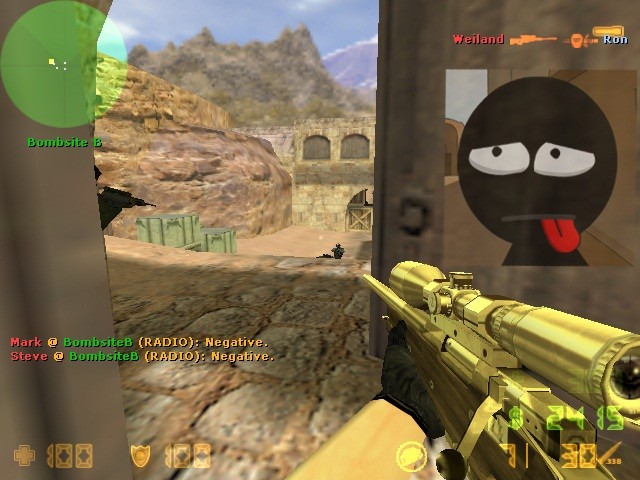 Dumbass in Flashdeck Counter Strike [Counter-Strike 1.6] [Sprays]