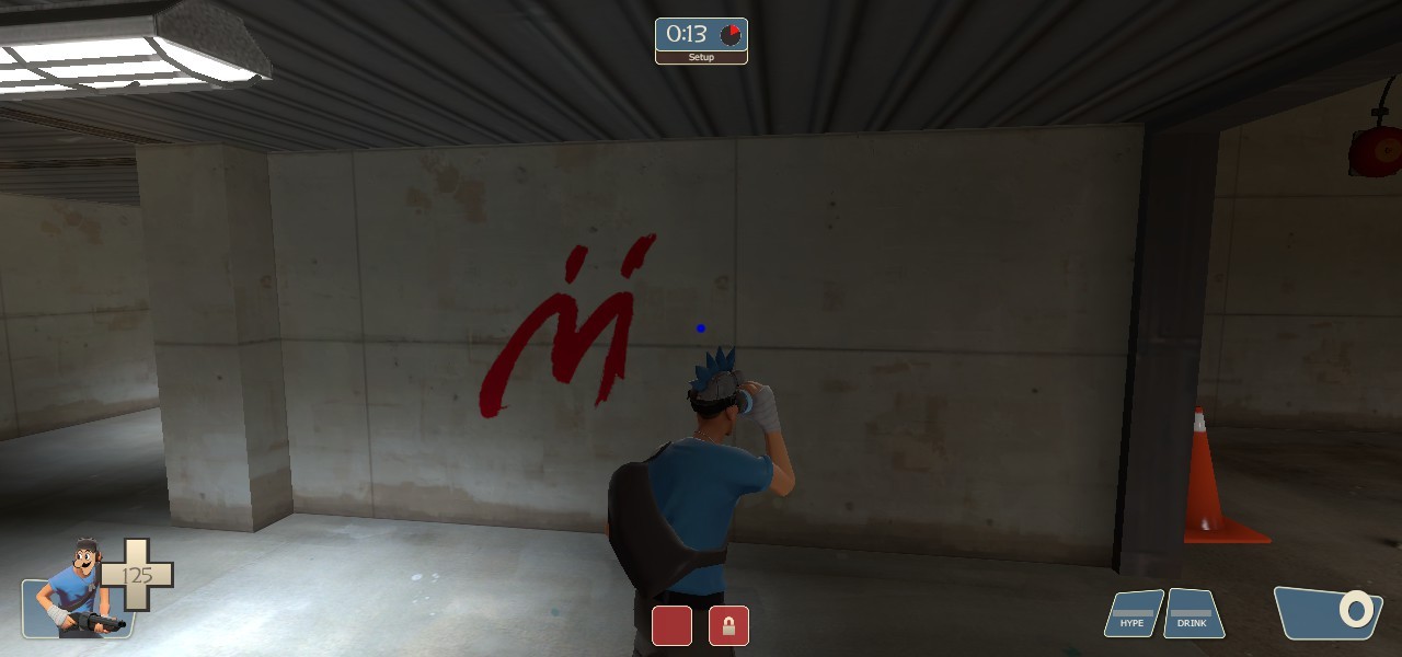 Shadow Mario Graffiti "M" [Team Fortress 2] [Sprays]