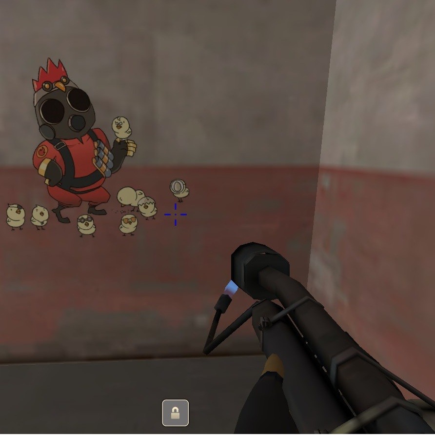 Chicken Pyro Spray for Team Fortress 2 | TF2 Sprays