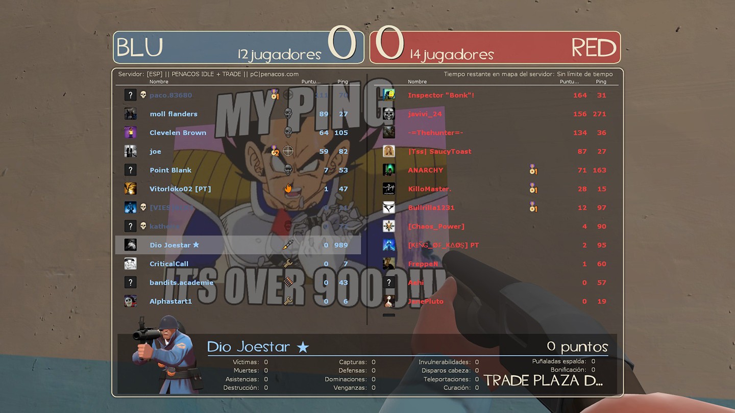 Ping over 9000! Spray for Team Fortress 2 | TF2 Sprays