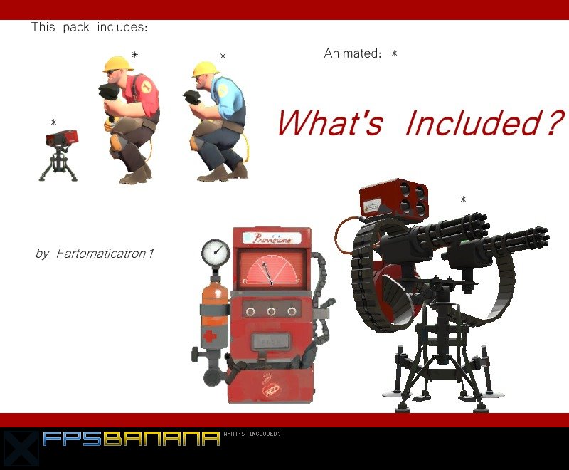 Engie Decoy Pack: Spray for Team Fortress 2 | TF2 Sprays