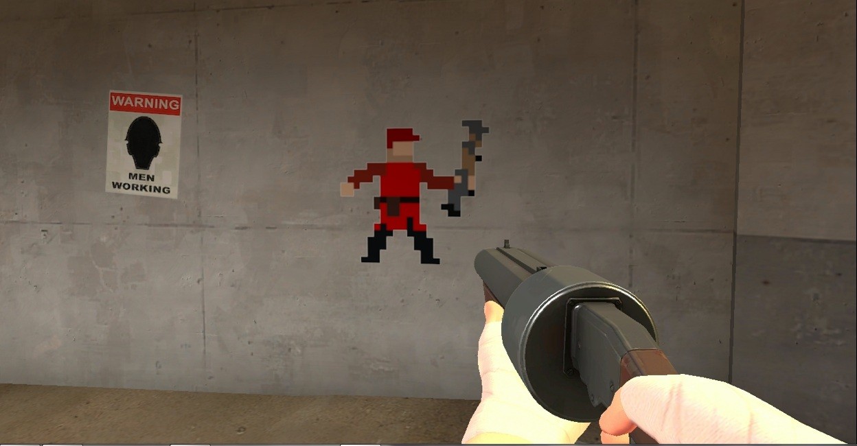 Animated 8-bit Characters [Team Fortress 2] [Sprays]