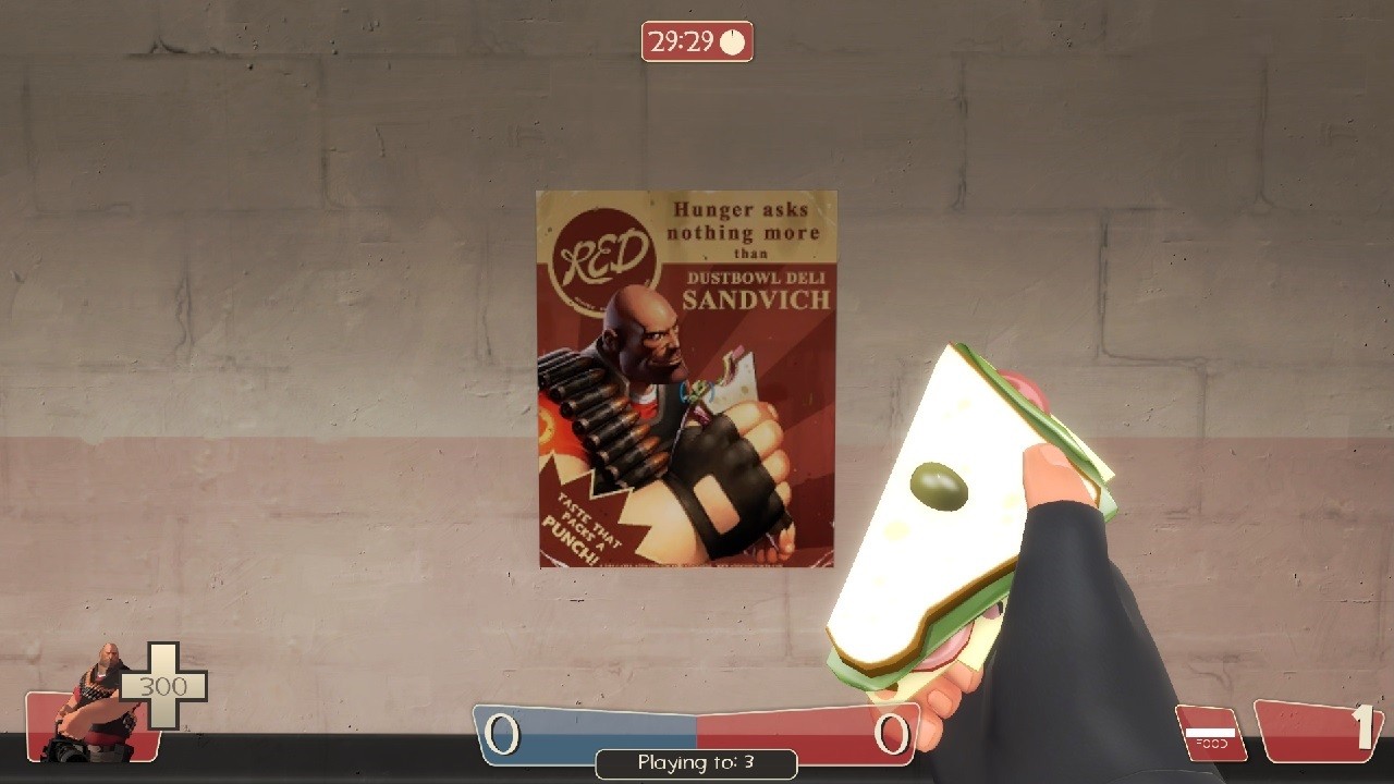 Heavy Sandvich Poster Spray for Team Fortress 2 | TF2 Sprays