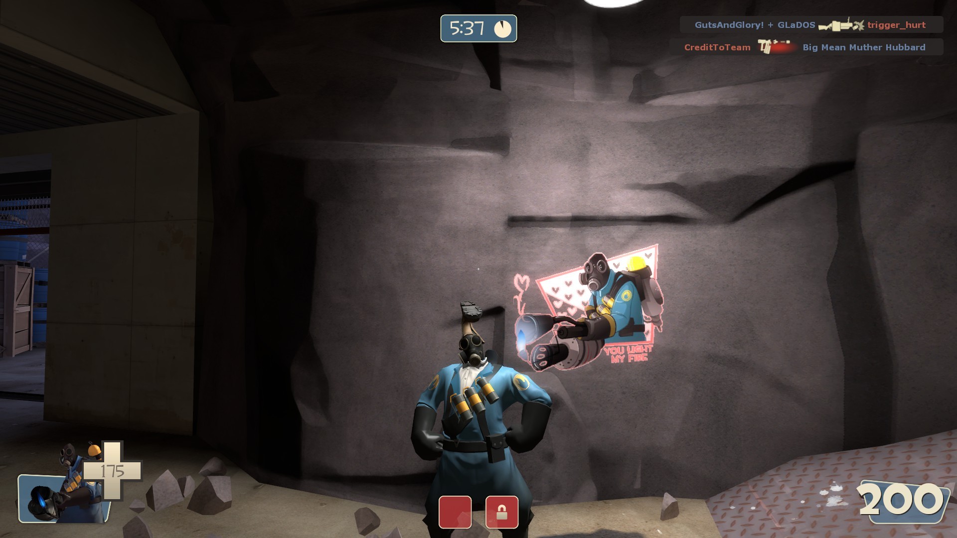 Pyro's love Spray for Team Fortress 2 | TF2 Sprays