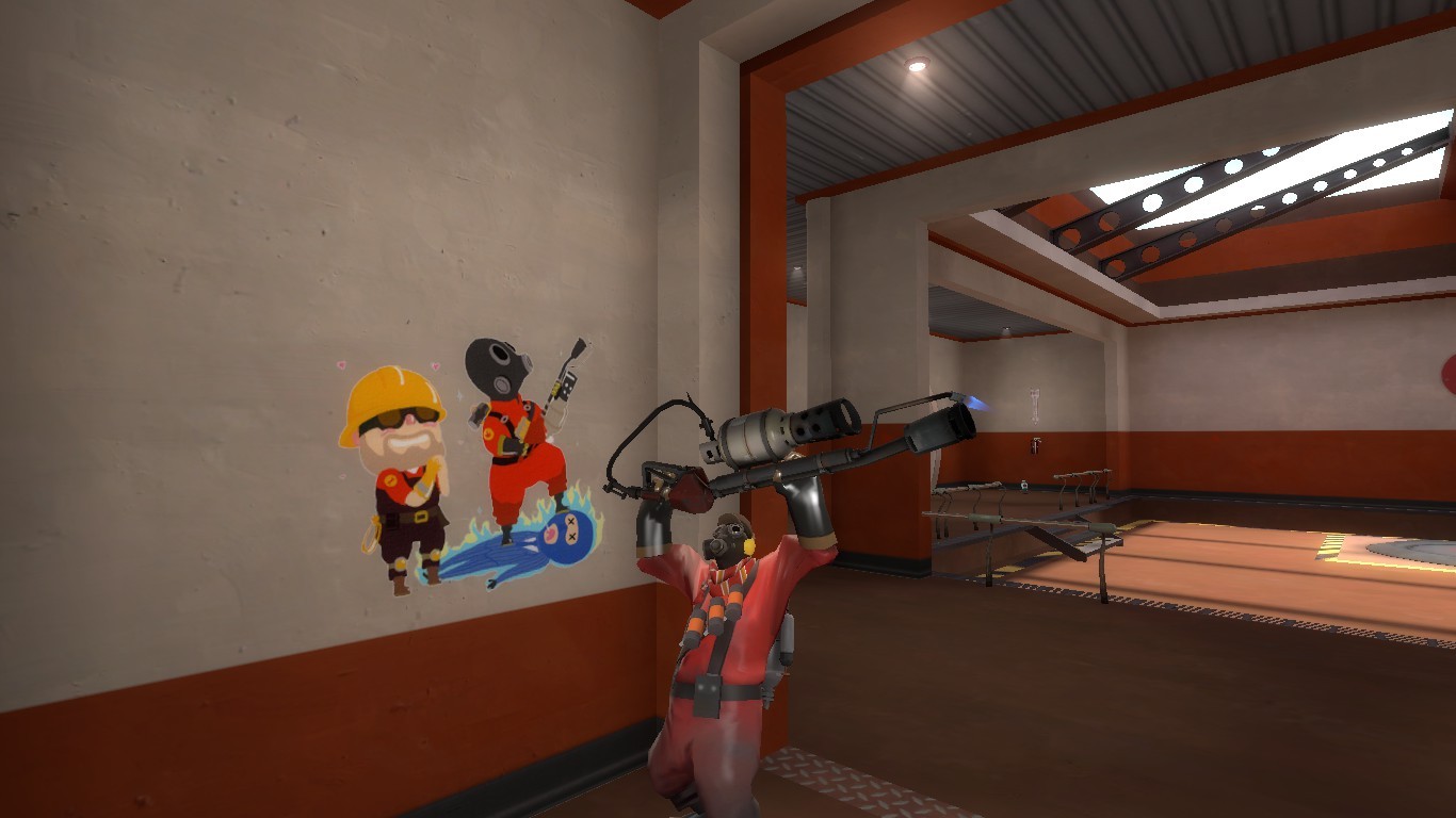 Pyro: Engineer's Hero Spray for Team Fortress 2 | TF2 Sprays