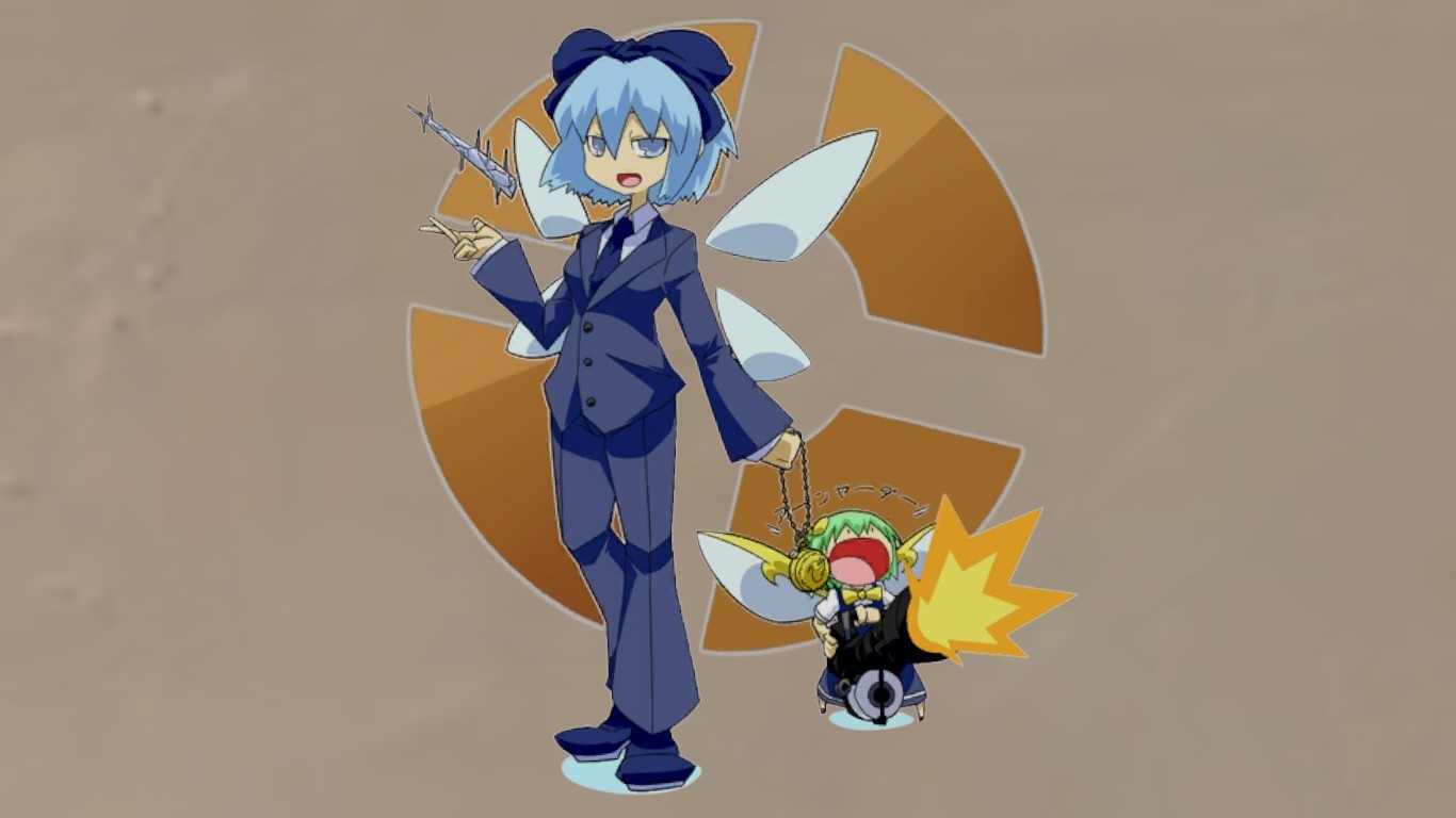 Cirno the Spy and Daiyousei the Heavy Spray for Team Fortress 2 | TF2 ...