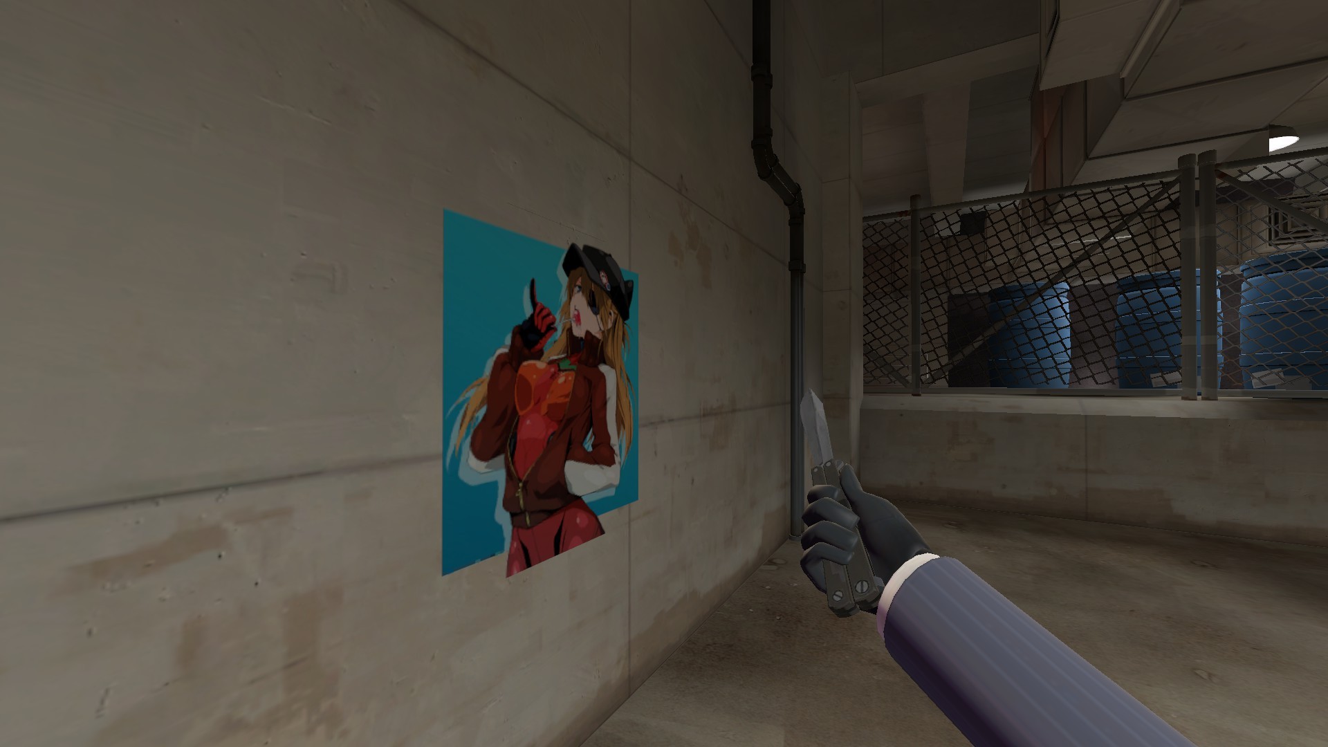 Asuka Sucks a Lollipop Spray for Team Fortress 2 | TF2 Sprays