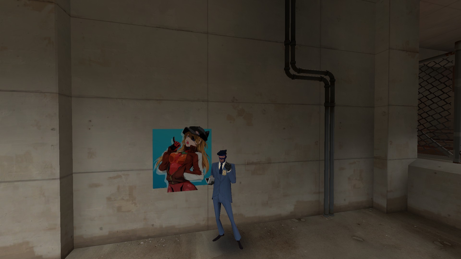 Asuka Sucks a Lollipop Spray for Team Fortress 2 | TF2 Sprays