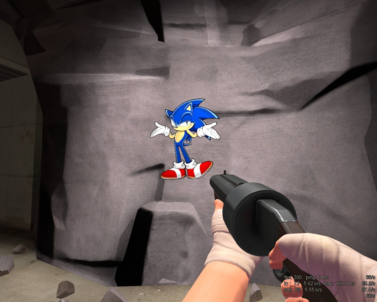 Smug Sonic Spray for Team Fortress 2 | TF2 Sprays