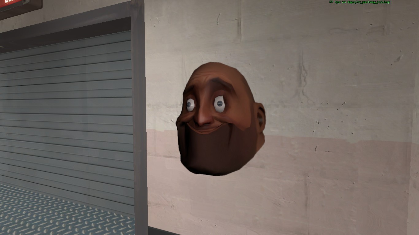 Smiling Heavy Head [Team Fortress 2] [Sprays]