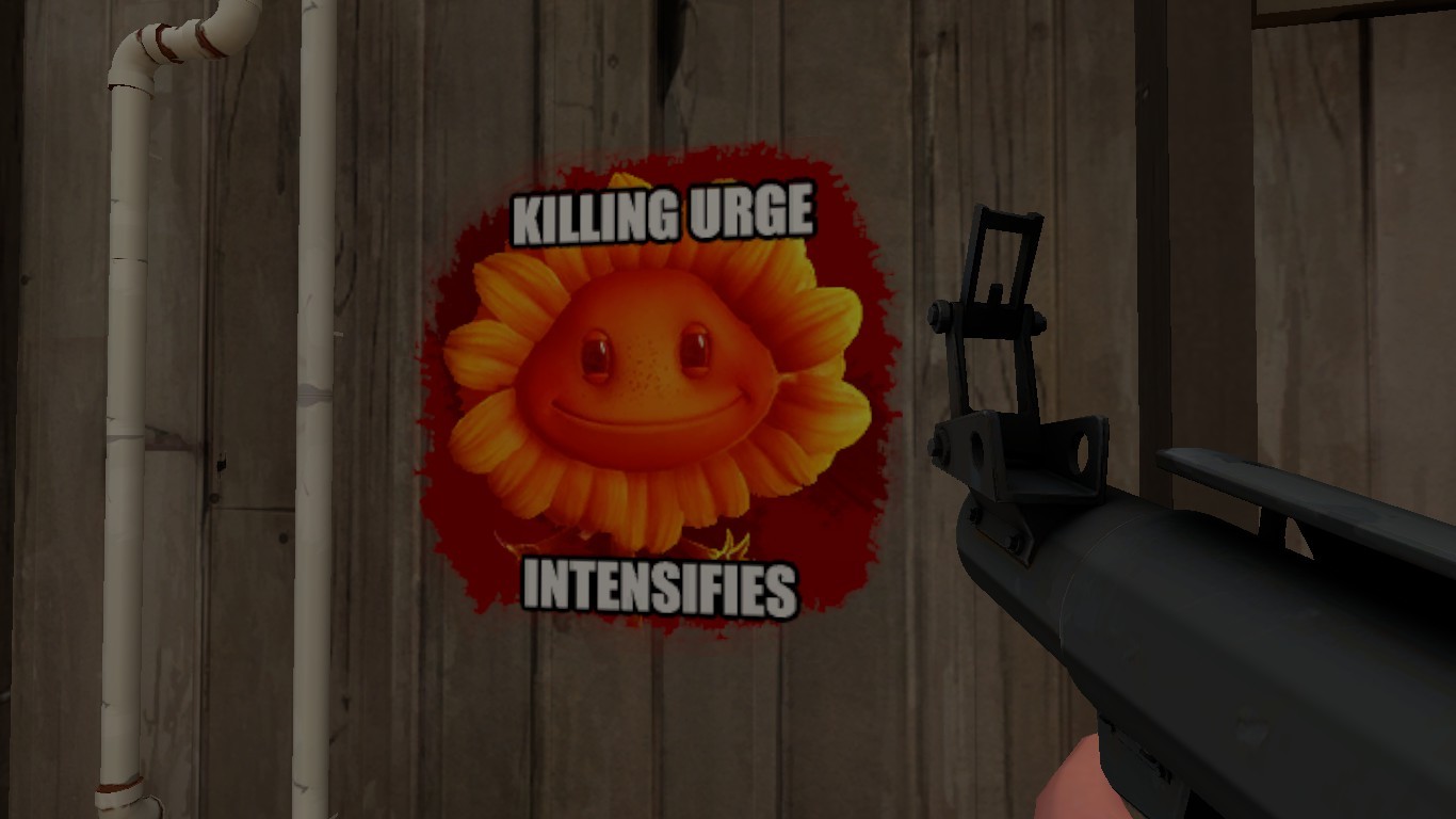 Murderous Sunflower Spray for Team Fortress 2 | TF2 Sprays