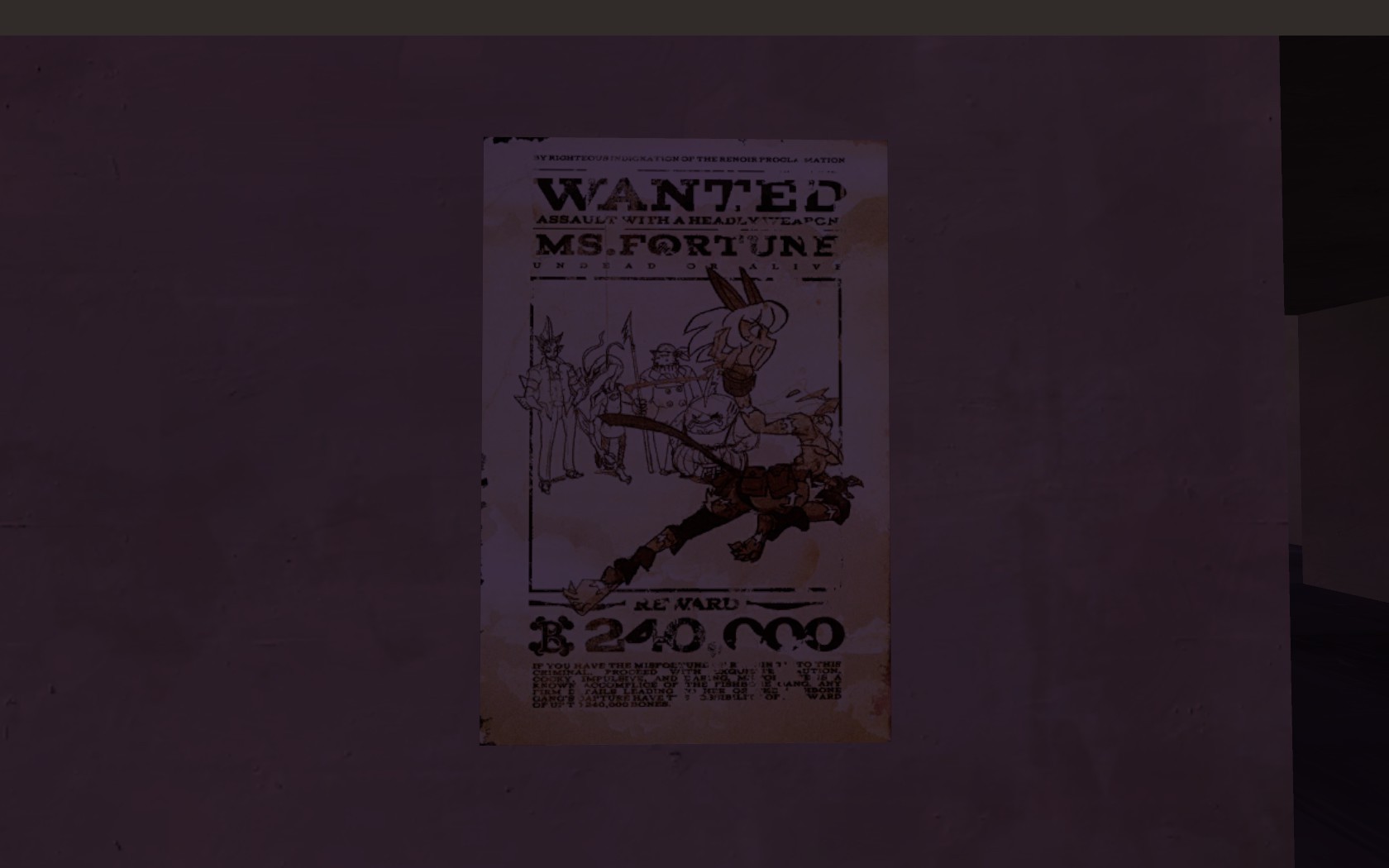 Ms. Fortune Poster (Request) Spray for Team Fortress 2 | TF2 Sprays