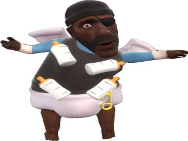 Entire team is babies!!! [Team Fortress 2] [Sprays]