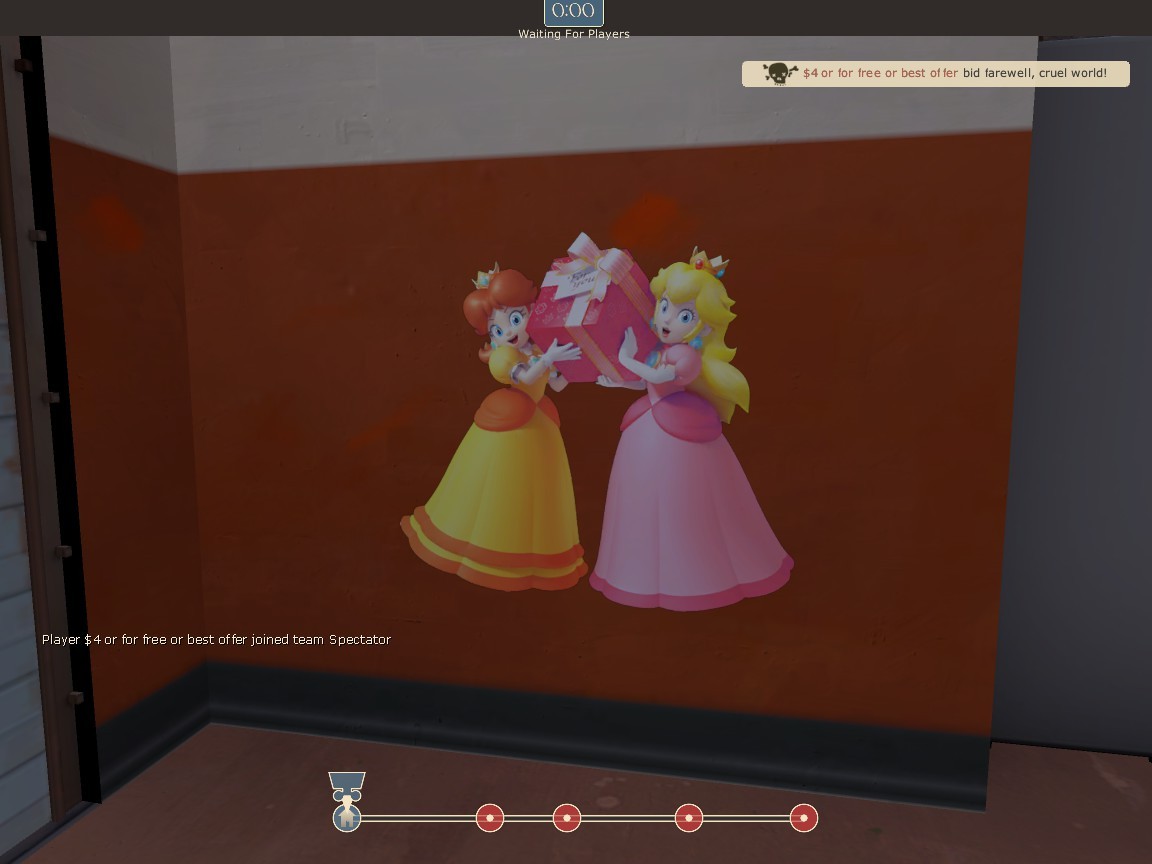 Peach & Daisy: A Gift For You Spray for Team Fortress 2 | TF2 Sprays