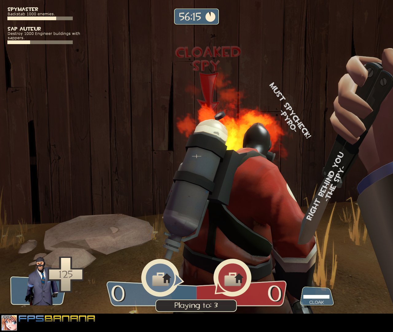 Cloacked spy sign Spray for Team Fortress 2 | TF2 Sprays