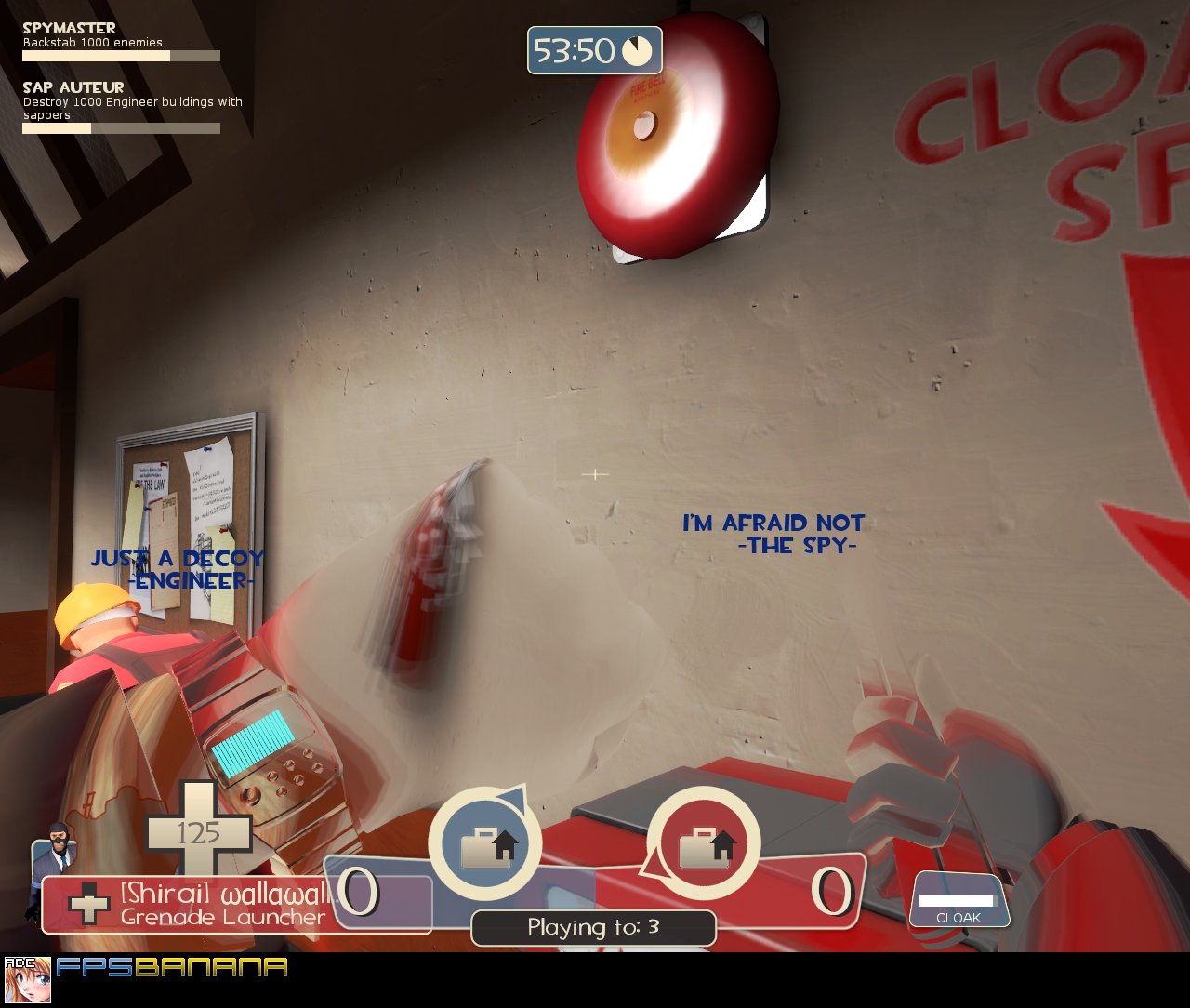 Cloacked spy sign Spray for Team Fortress 2 | TF2 Sprays