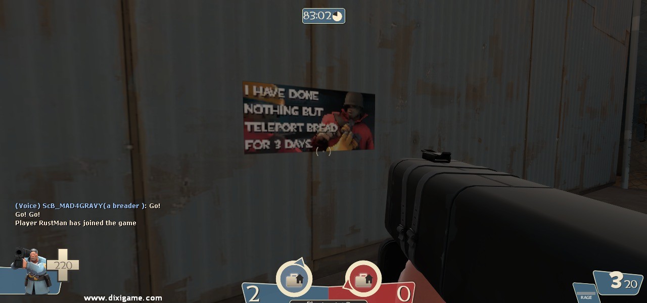 I teleported bread for 3 days Spray for Team Fortress 2 | TF2 Sprays