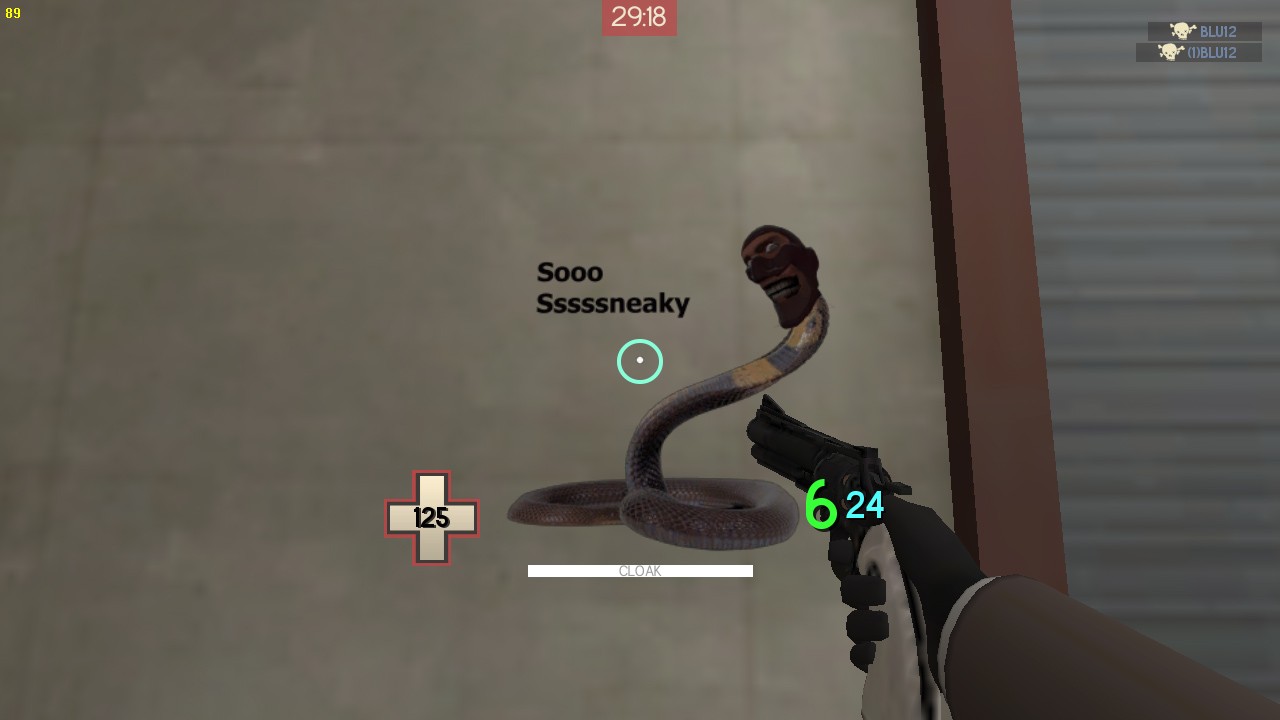 A sneaky spy snake Spray for Team Fortress 2 | TF2 Sprays