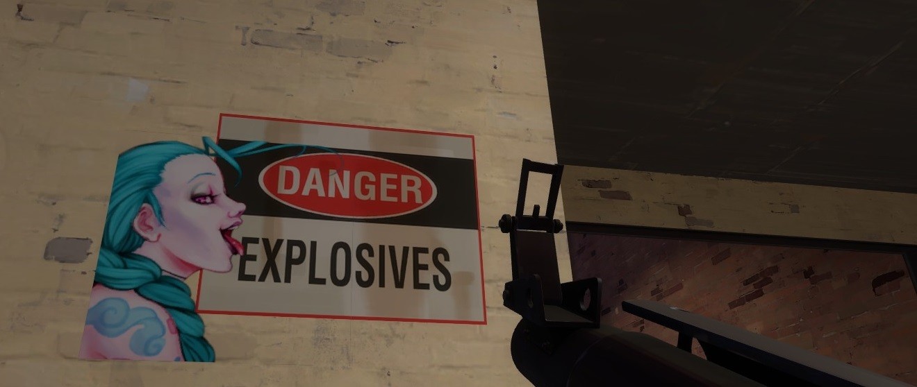 Jinx! Spray for Team Fortress 2 | TF2 Sprays
