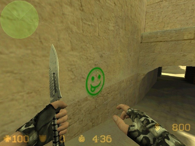 green smiley spray [Counter-Strike 1.6] [Sprays]