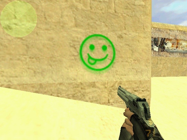 green smiley spray [Counter-Strike 1.6] [Sprays]