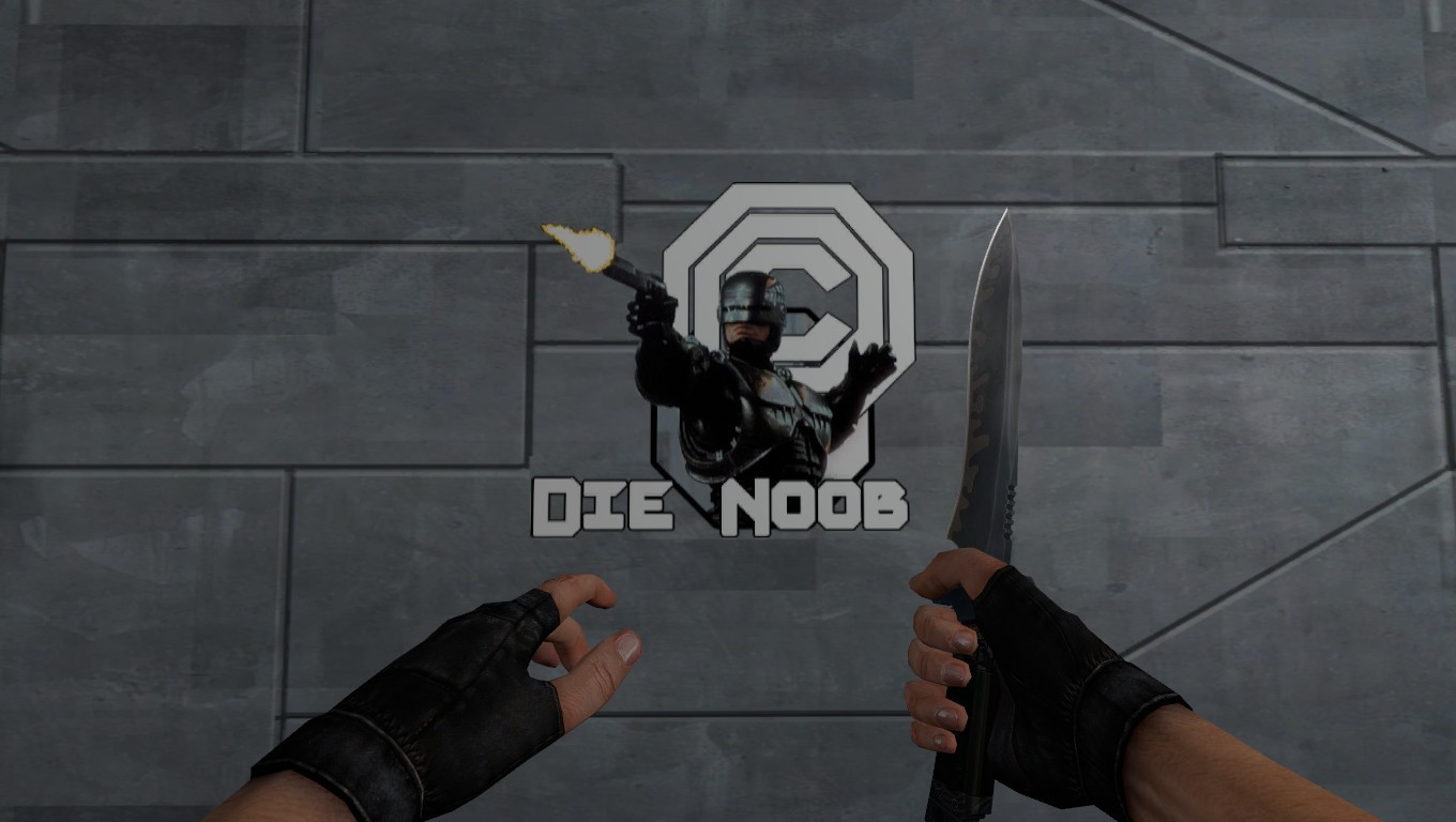 die noob by robocop Spray for Counter-Strike: Source | CS:S Sprays