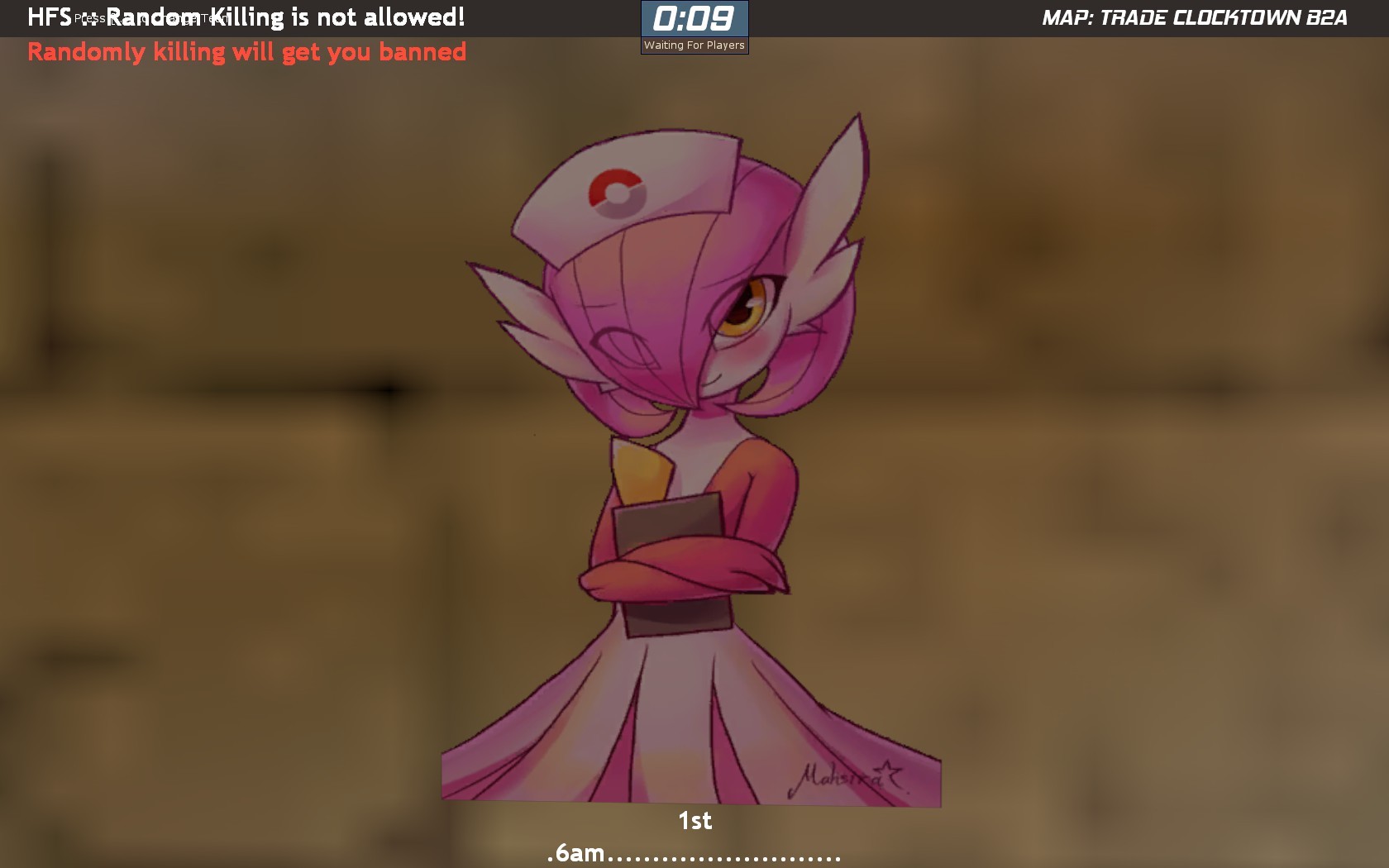 Nurse Gardevoir Spray for Team Fortress 2 | TF2 Sprays