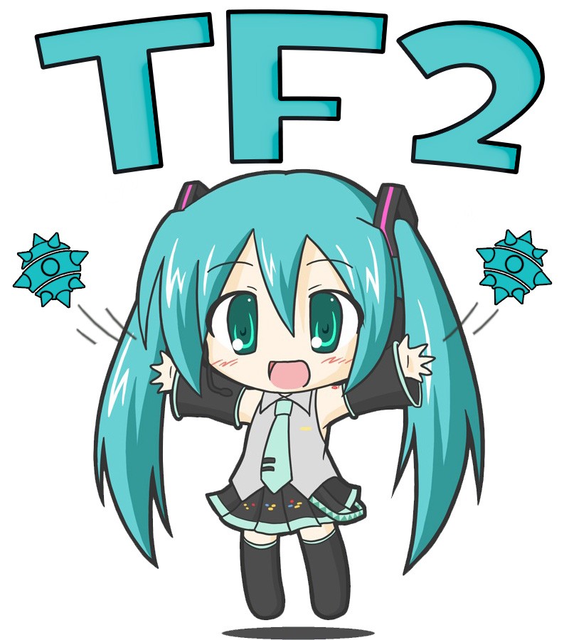 Miku Demo/Spy/Sniper Spray for Team Fortress 2 | TF2 Sprays