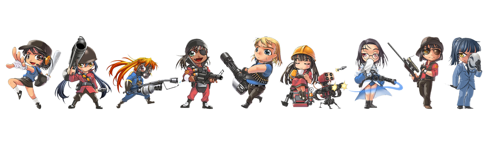 Loli Fortress 2 (Spray Pack) Spray for Team Fortress 2 | TF2 Sprays