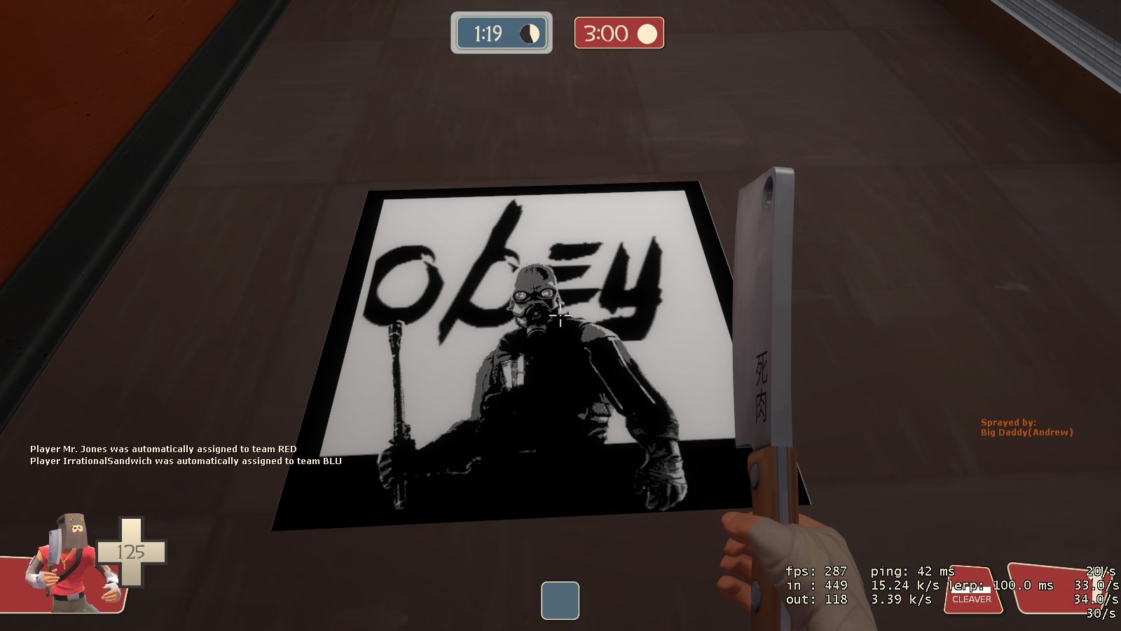 Metrocop OBEY Spray for Team Fortress 2 | TF2 Sprays