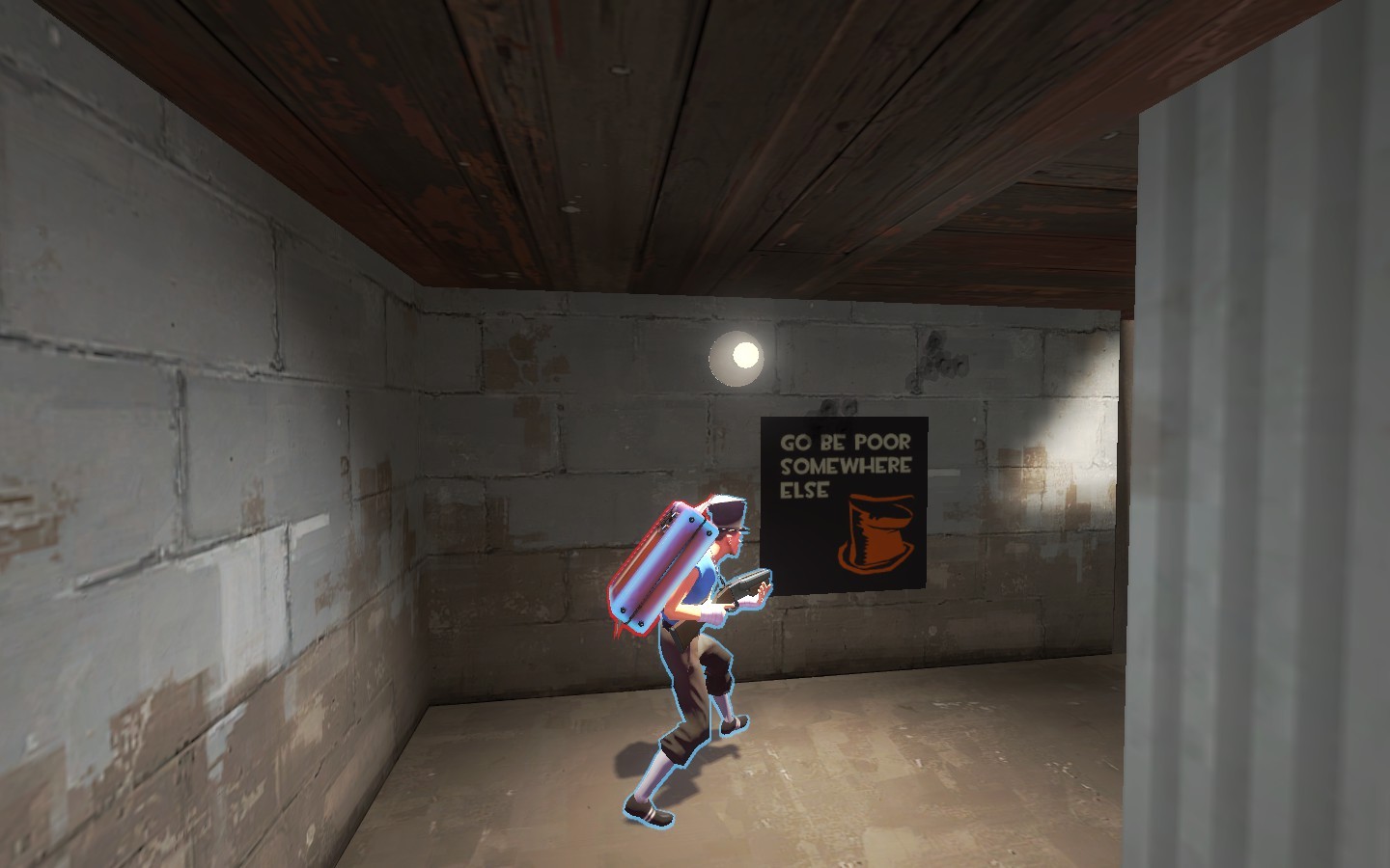 Go be poor somewhere else [Team Fortress 2] [Sprays]