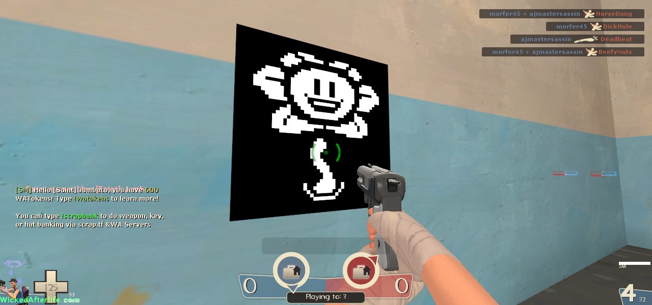 Flowey's Talking Animation (No Spoilers) [Team Fortress 2] [Sprays]