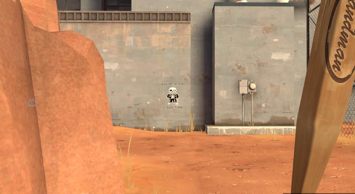 Fading sans - Good/Bad Time Spray for Team Fortress 2 | TF2 Sprays