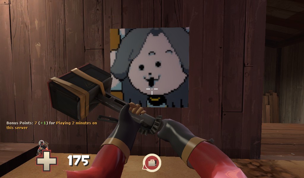 Temmie's lenny eyes [SPOILERS!] Spray for Team Fortress 2 | TF2 Sprays