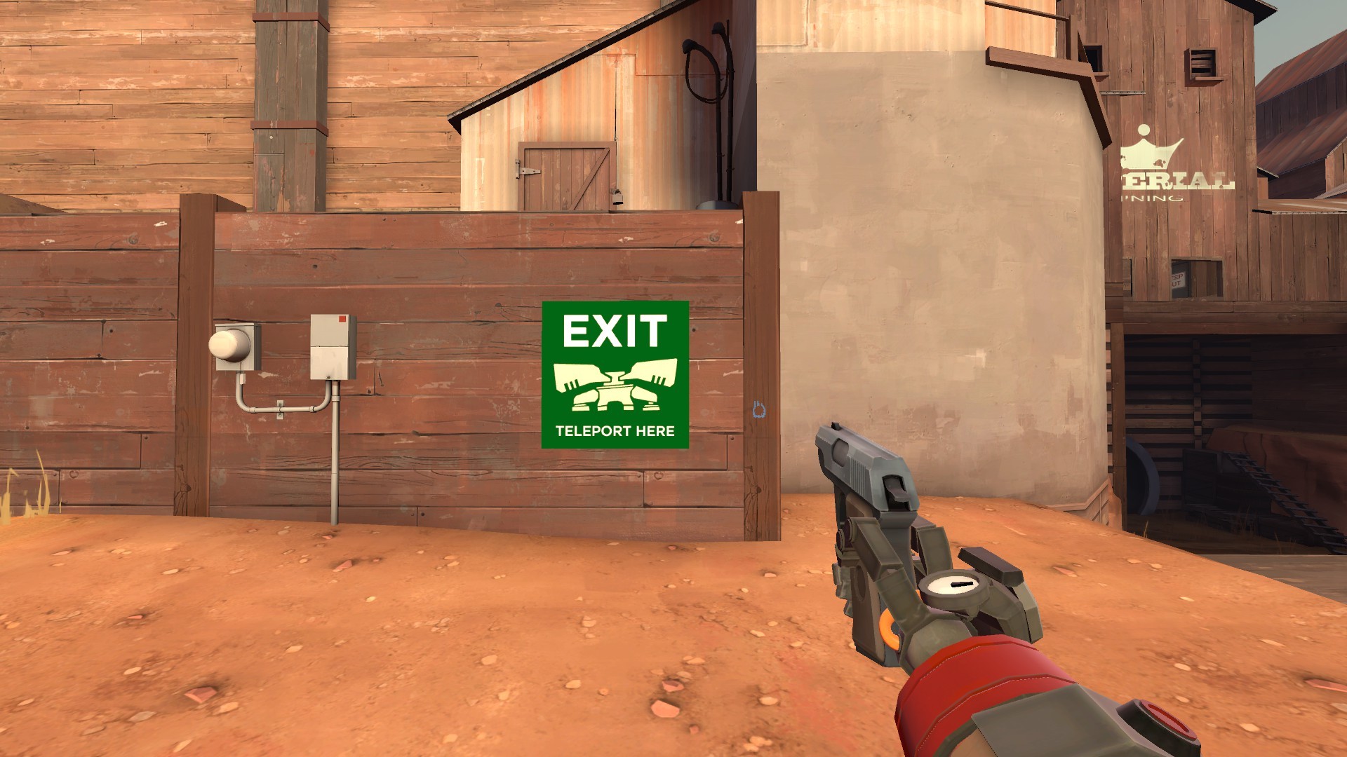 Exit, Teleport Here Spray for Team Fortress 2 | TF2 Sprays