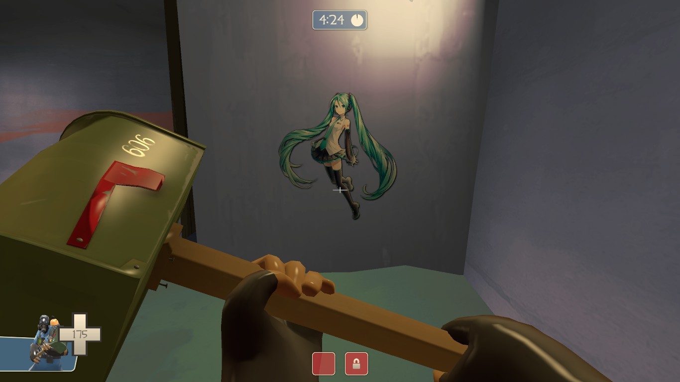 Miku Hatsune V3 - 2 versions by iXima Spray for Team Fortress 2 | TF2 ...