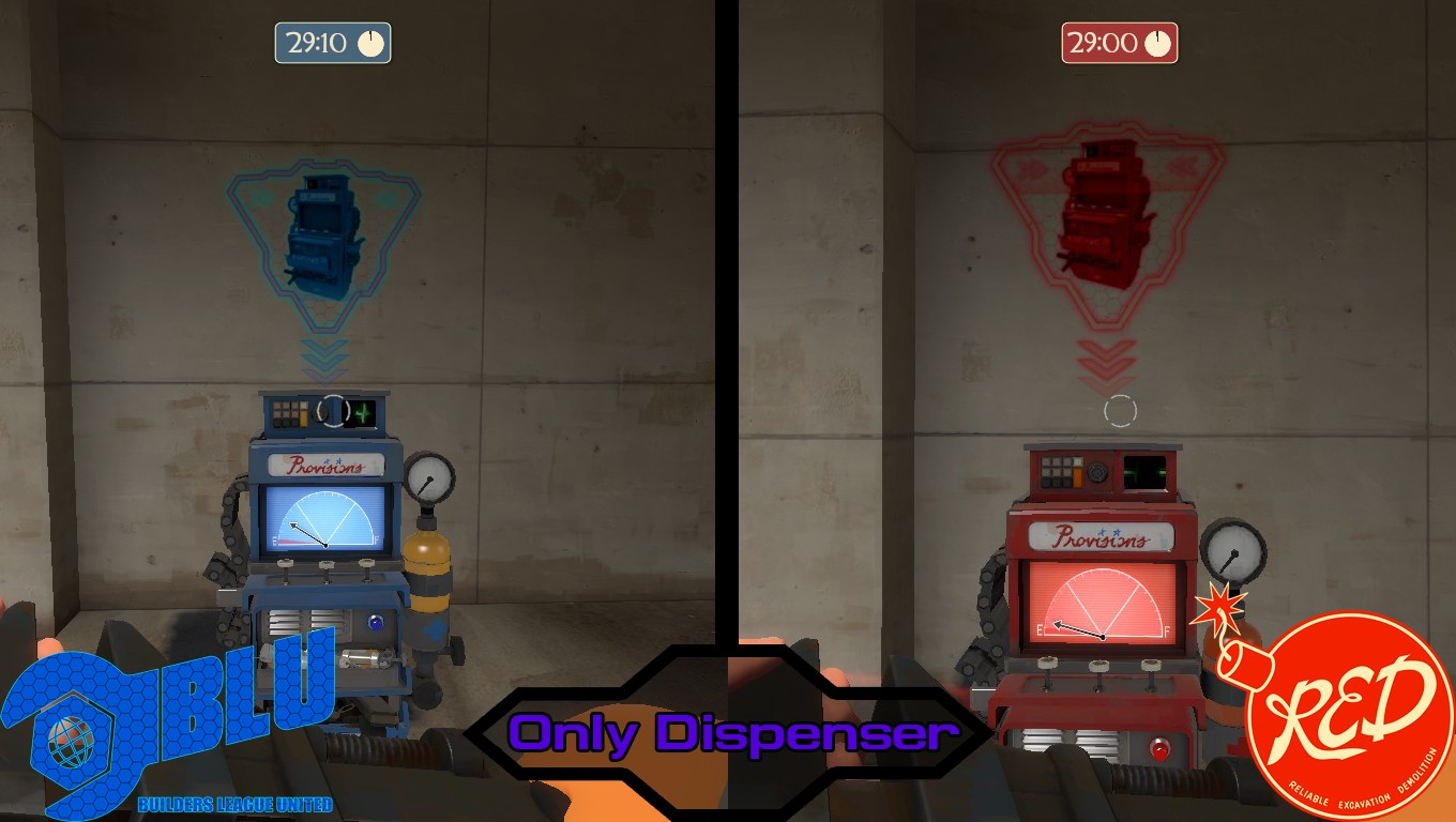 Dispenser !Here! Spray for Team Fortress 2 | TF2 Sprays