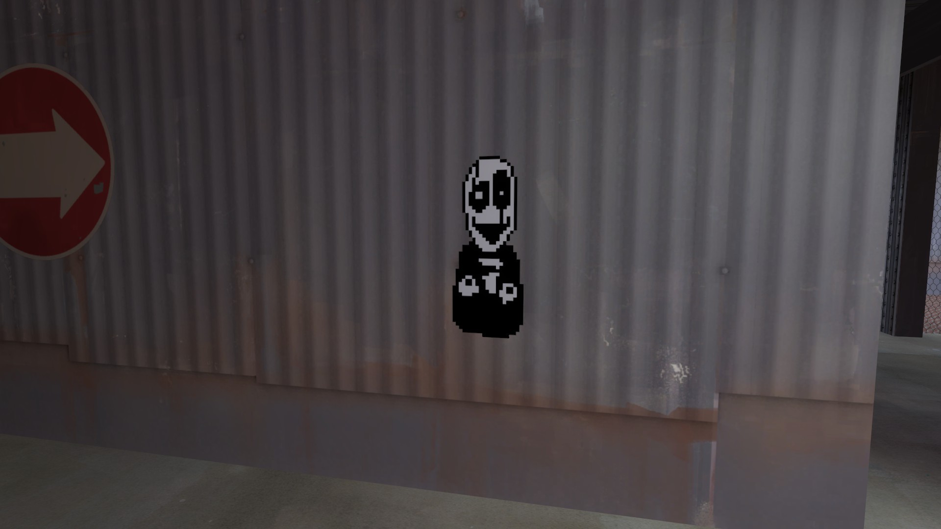 Fading W.D Gaster Spray for Team Fortress 2 | TF2 Sprays