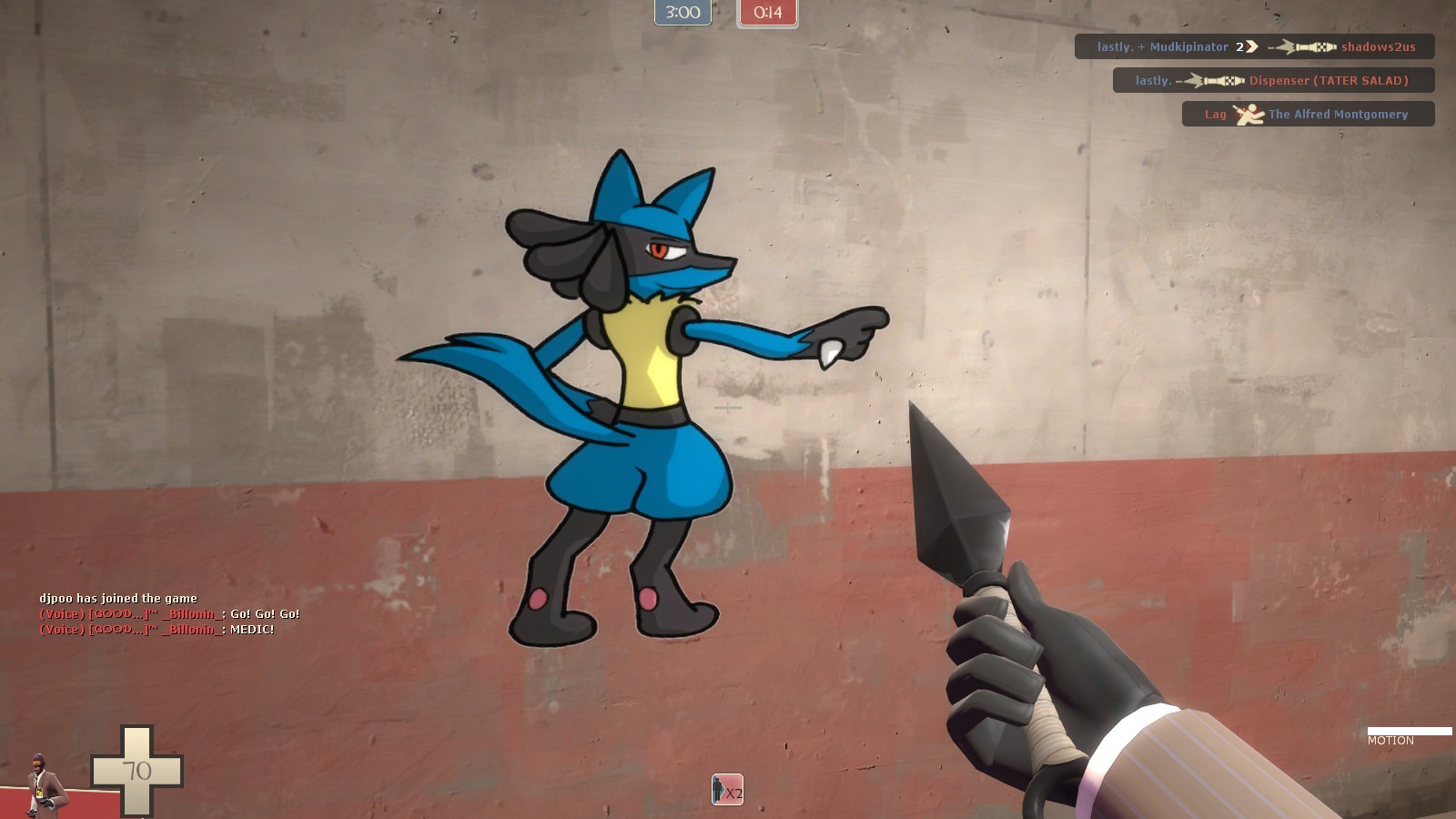 Lucario! Spray for Team Fortress 2 | TF2 Sprays