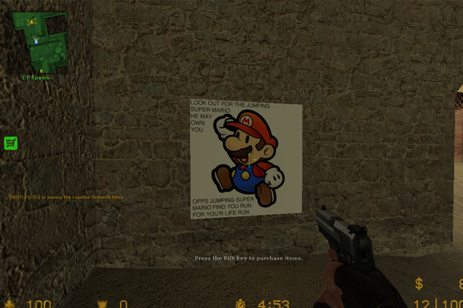 Super mario Spray for GameBanana | GB Sprays