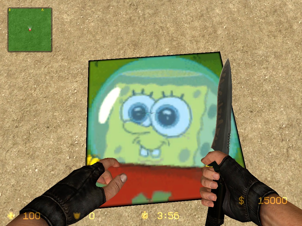 5 SpongeBob Animated Sprays [Counter-Strike: Source] [Sprays]