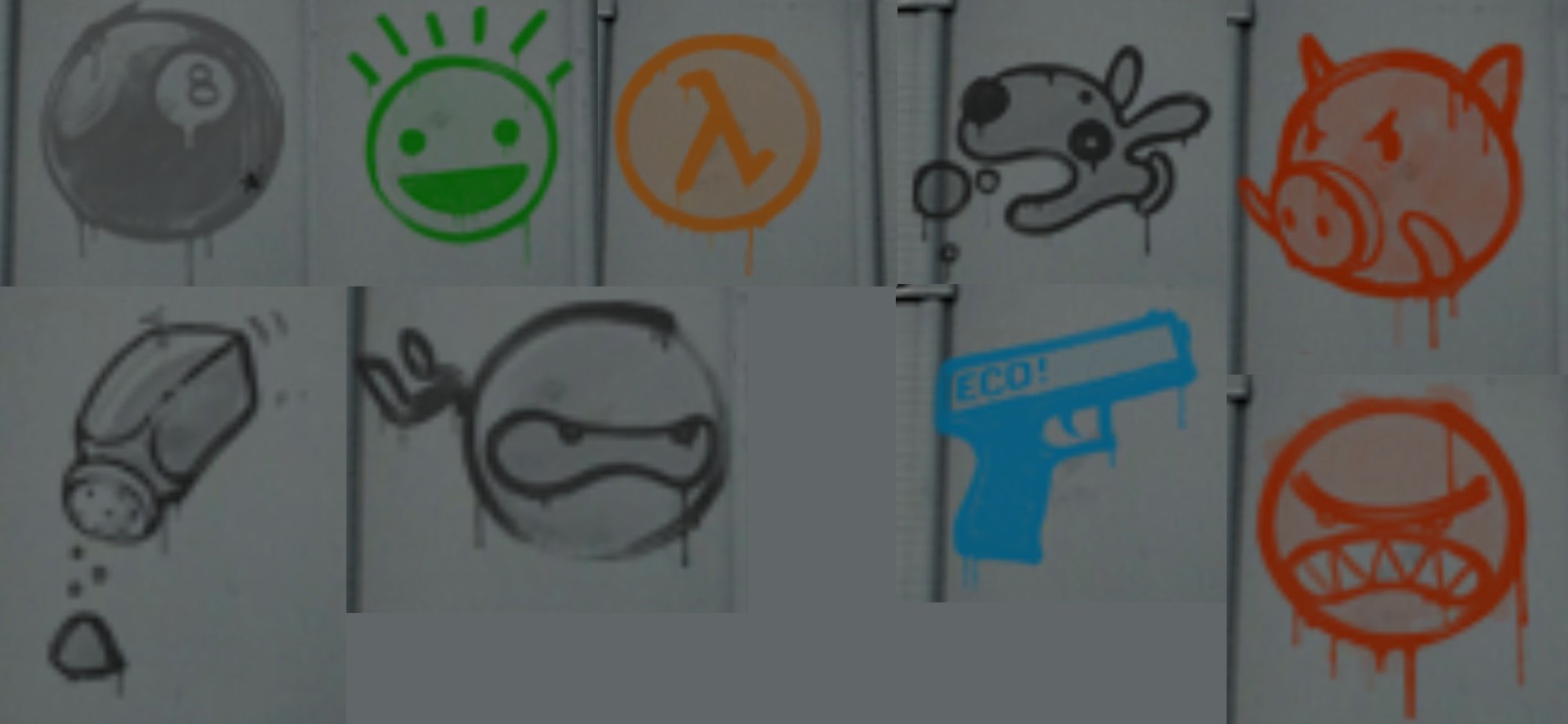 CS: GO Regular Graffiti + Bonus Pack Spray for Half-Life | HL Sprays
