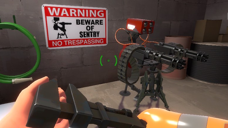 Warning: Sentry Ahead [Team Fortress 2] [Sprays]