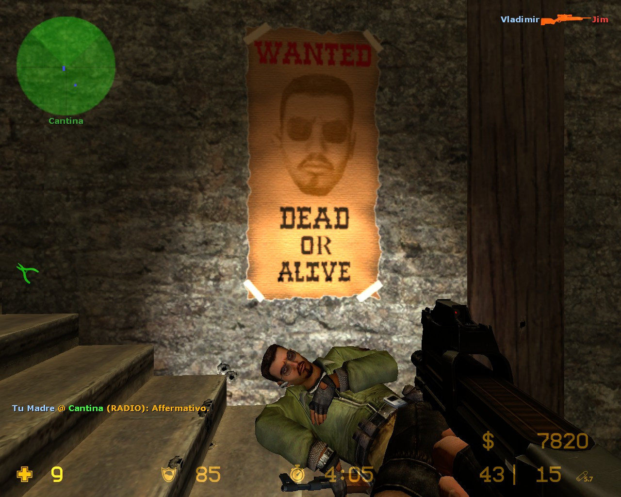 Wanted Dead or Alive Spray for Counter-Strike: Source | CS:S Sprays
