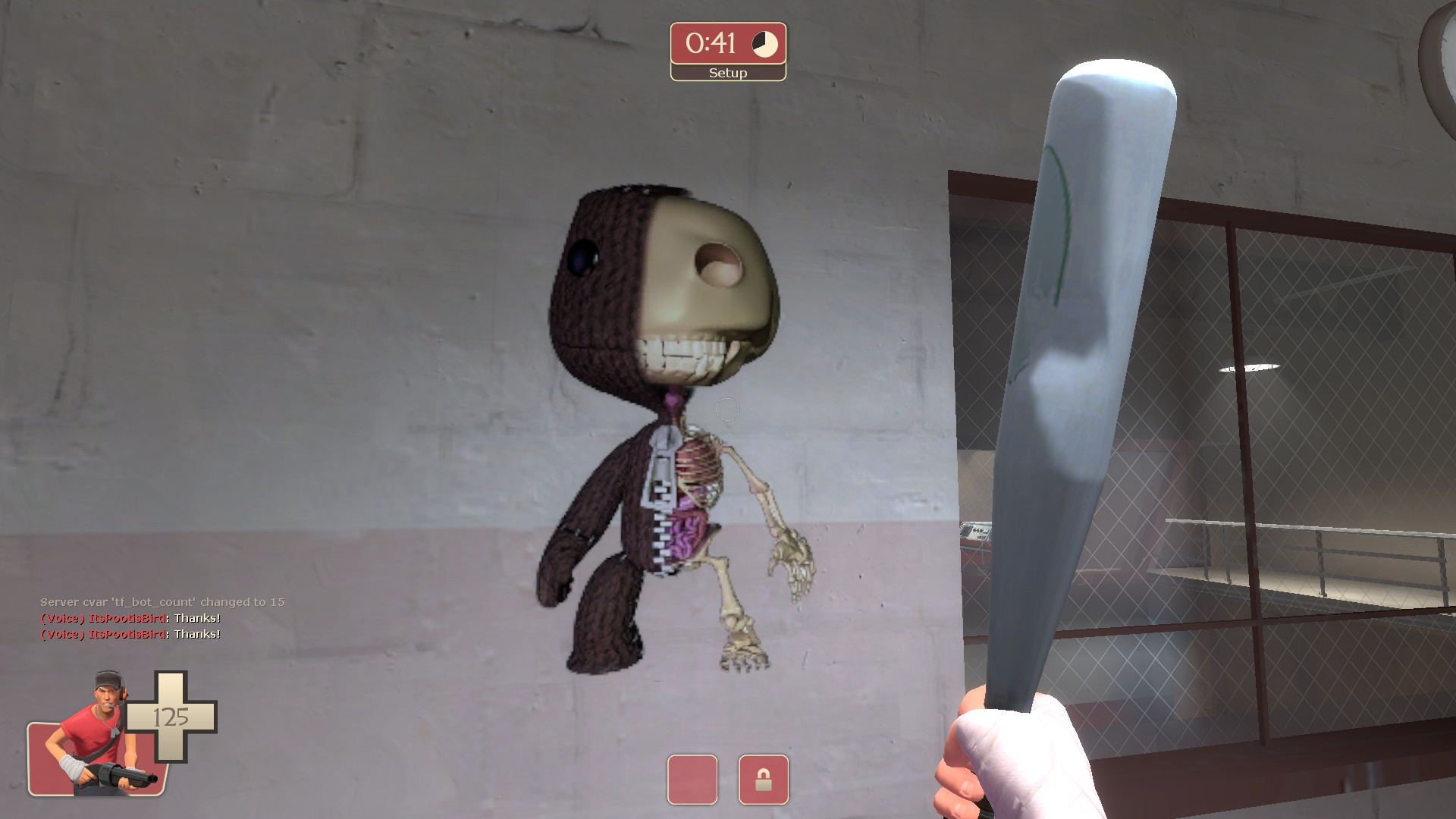 Half Sackboy Skeleton Spray Spray for Team Fortress 2 | TF2 Sprays