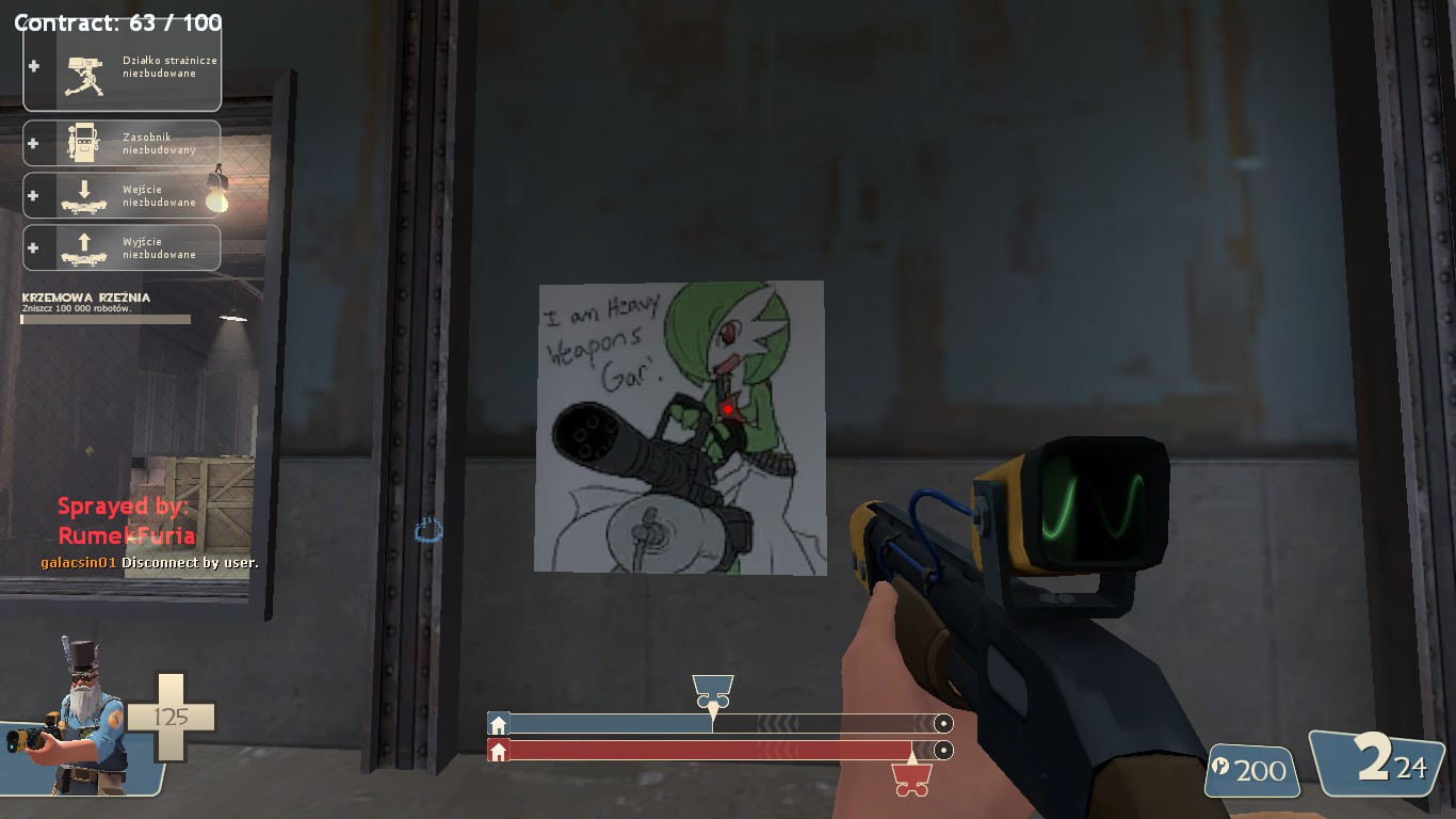 Heavy Weapons Gar! Spray for Team Fortress 2 | TF2 Sprays