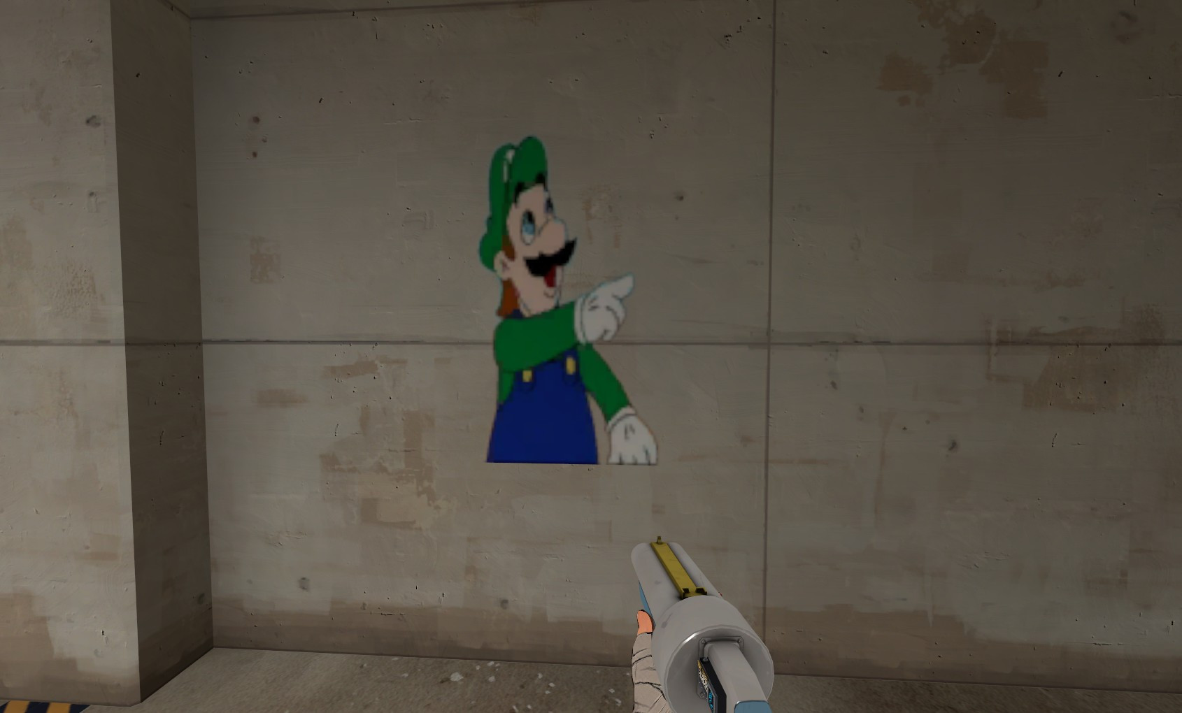 Luigi Pointing Spray for Team Fortress 2 | TF2 Sprays