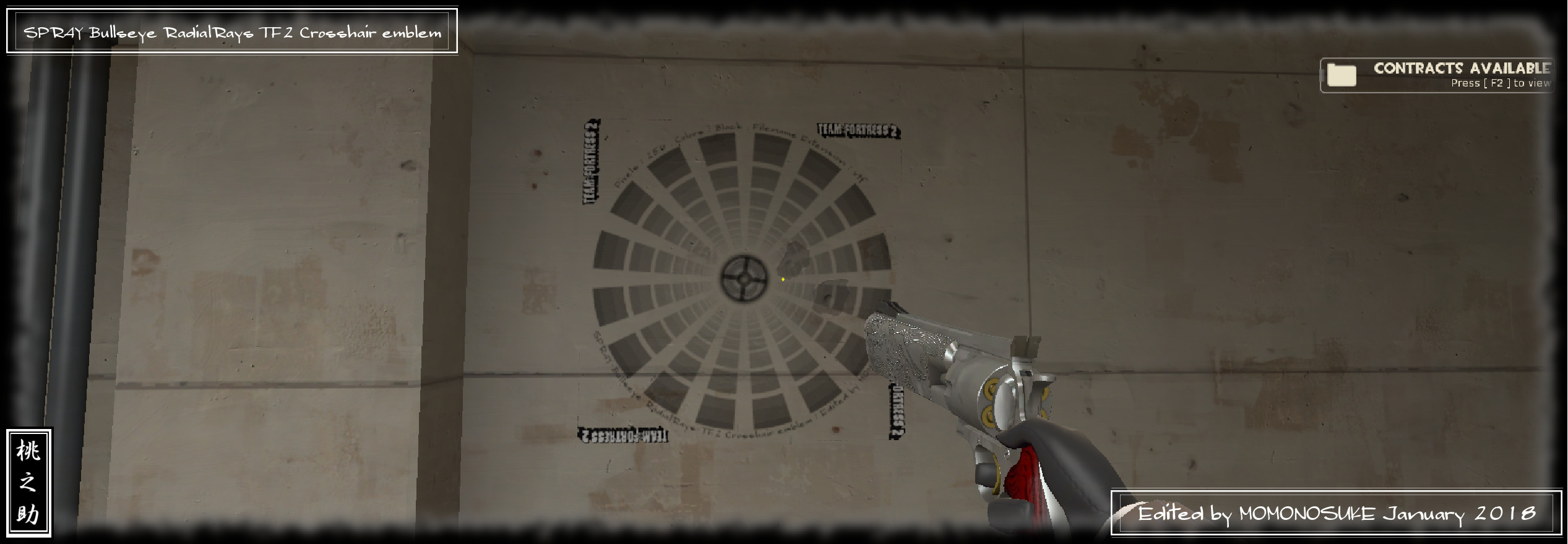 TF2 Symbol & Logo target bullseye BK&WT [Team Fortress 2] [Sprays]