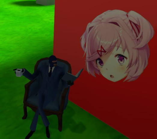 Natsuki Curious (Doki Doki Literature Club) [Team Fortress 2] [Sprays]